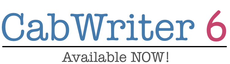 CabWriter 6 Released – CabWriter