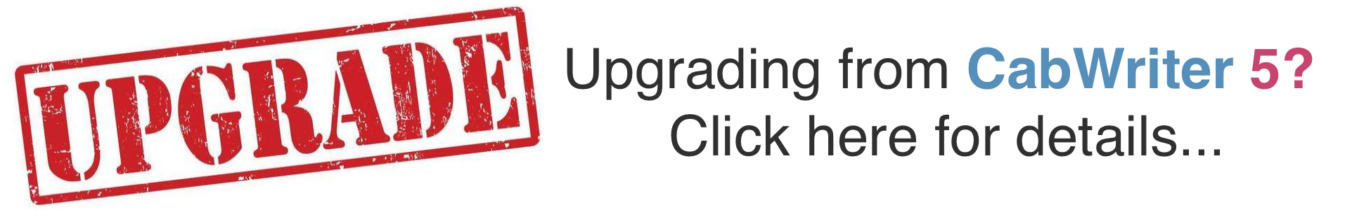 CabWriter 6 Released – CabWriter